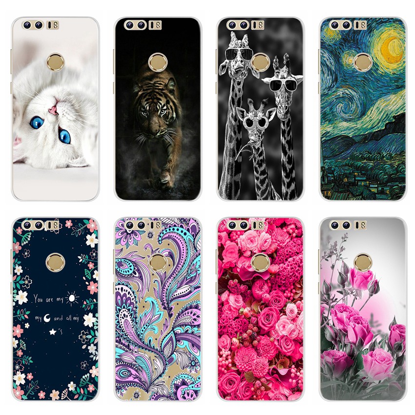 Huawei Honor 8 Printed Case Huawei Honor8 Soft Silicone TPU Phone ...