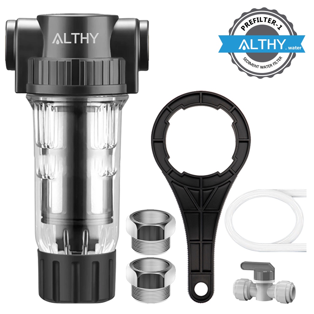 ALTHY AL-PRE1 Water Pre Filter System Spin Down Sediment Water Filter ...