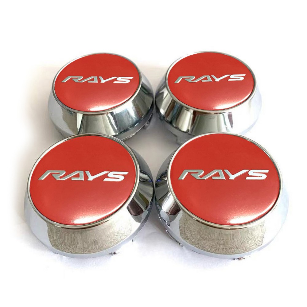 4pcs 60mm Car sport rim wheel cap VOLK RACING RAYS Volk Racing Rays ...