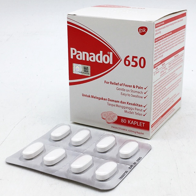 Panadol Paracetamol 650mg 8's (Exp: November 2026) | Shopee Malaysia