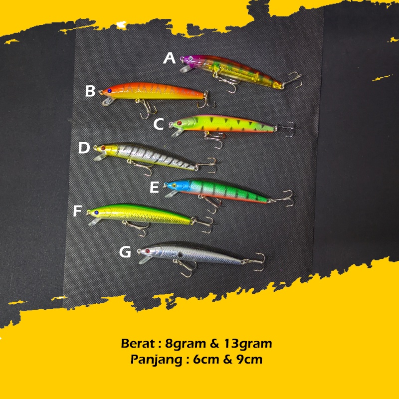Gewang Minnow Casting UL Umpan Siakap PB Umpan Toman Umpan Haruan Umpan ...