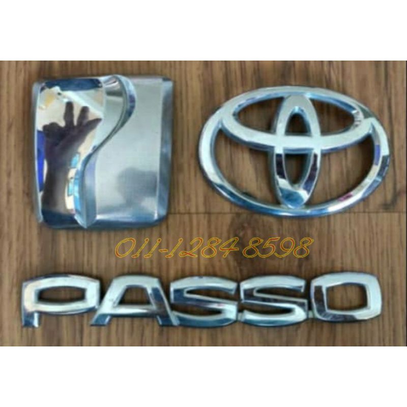 Toyota Passo Emblems Original from Japan | Shopee Malaysia