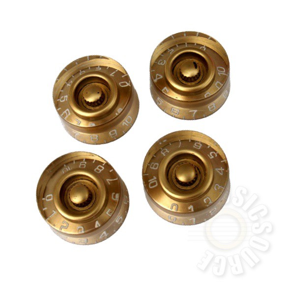 4piece Set Round Electric Guitar Speed Knobs for Volume and Tone ...