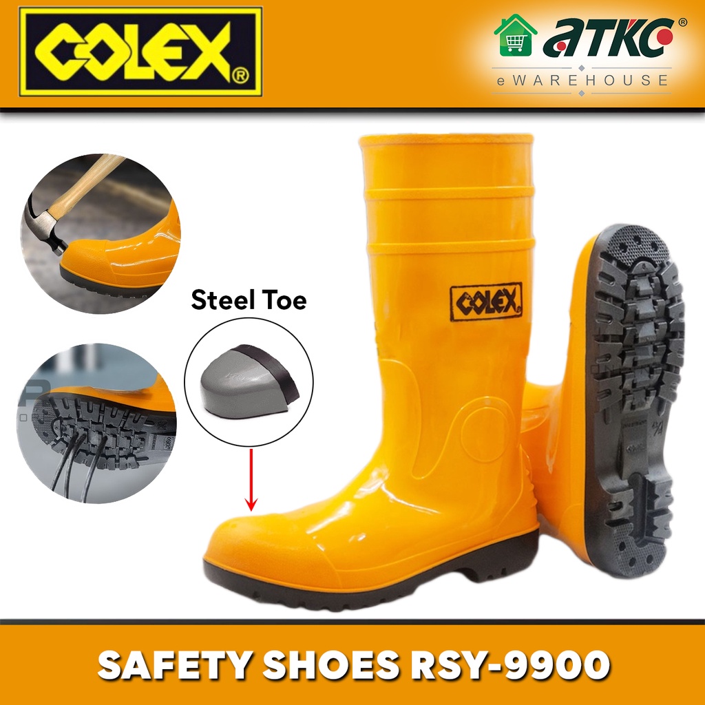 Kasut Keselamatan Colex RSY-9900 Gumboot Getah But Steel Toe | Kasut ...