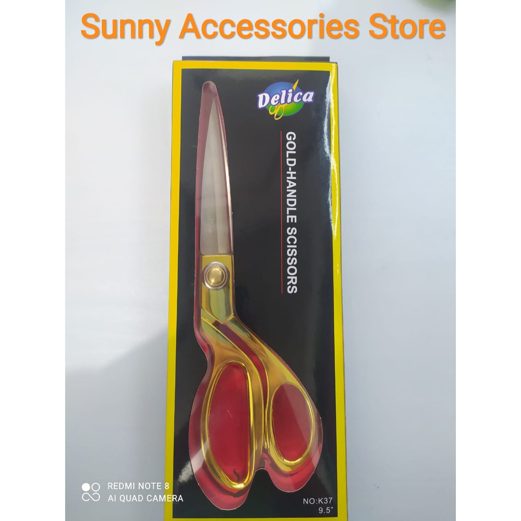 Delica K37 Gold Fabric Scissors *Premium Product* | Shopee Malaysia