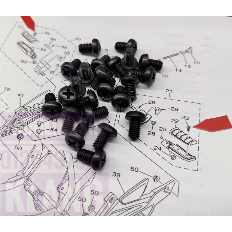 SKRU CAP TANK / GETAH PADDLE BELAKANG RXZ (PRICE FOR 1PC) | Shopee Malaysia