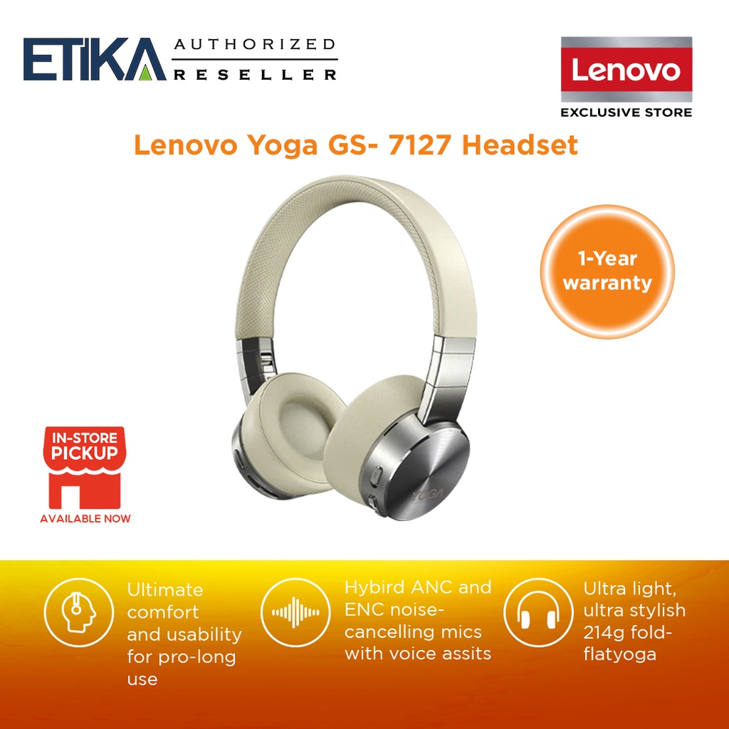 Lenovo Yoga Headset Wireless Headphones GS-7127 | Shopee Malaysia