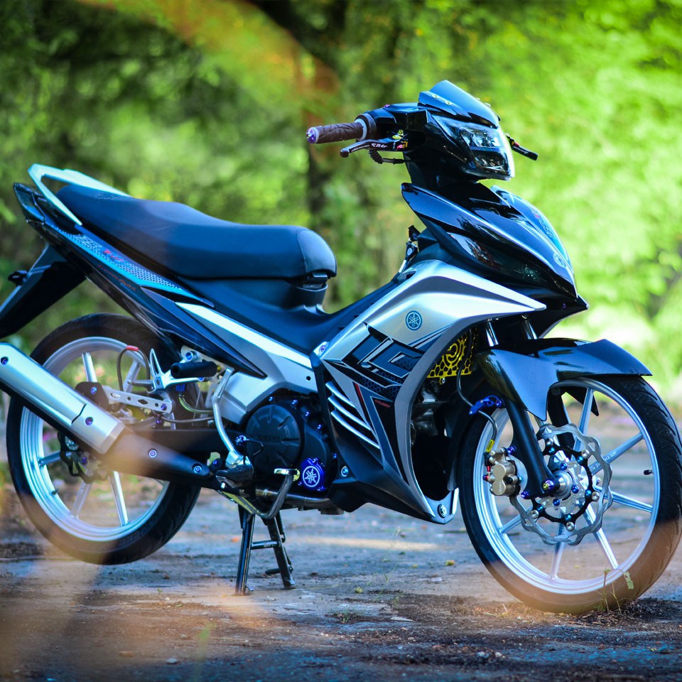 STICKER LOGO 2.9CM YAMAHA SILICON LC135 LCV1 LCV2 Y15 Y16 125ZR RXZ ...