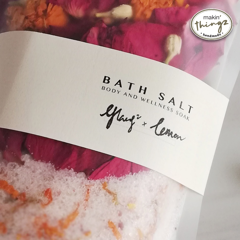 Natural Bath Salt / Mandian Seri Bunga / Aura Mandi Bunga / Flower Bath ...