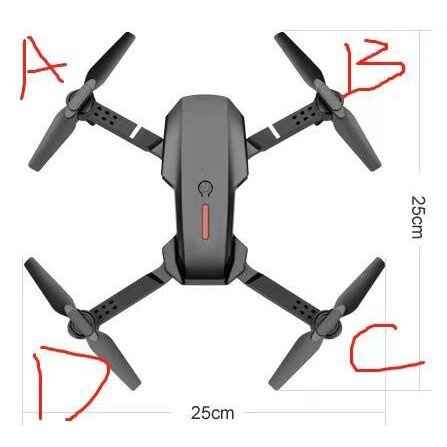 e88 drone quad-rotor drone Replacement Spare Parts (Wings) | Shopee ...