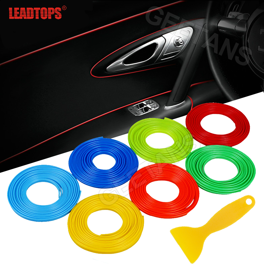 LEADTOPS Car styling interior Decoration thread sticker Insert type Air ...