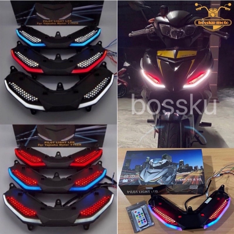 RS150 LC135 SRL115 FI LED MATA GABAN with RUNNING SIGNAL POSITION LAMP LED GABAN | Shopee Malaysia