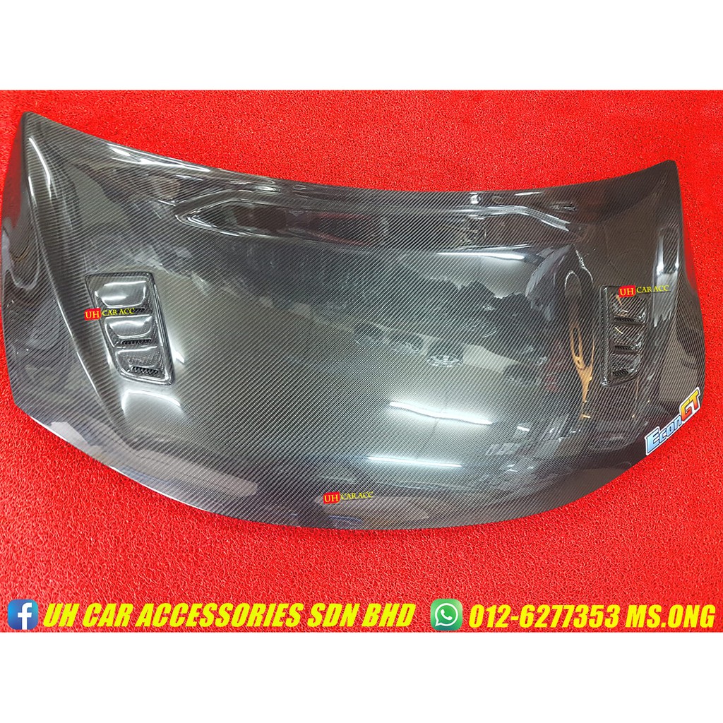 Honda jazz gk5 gk 2014-2020 mugen rr carbon fibre bonet bonnet READY ...