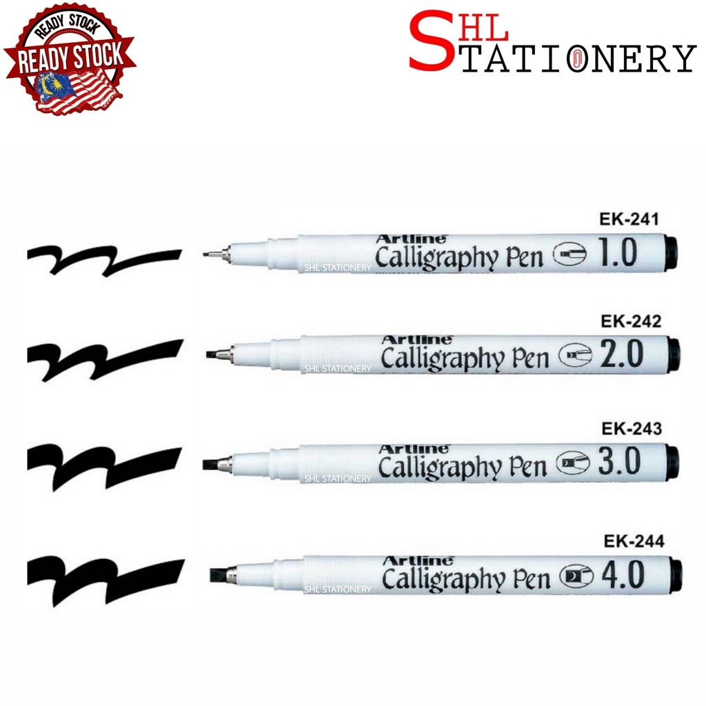 ARTLINE Calligraphy Pen Khat / Jawi Pen / Chisel Illustrating Graphic 1 ...