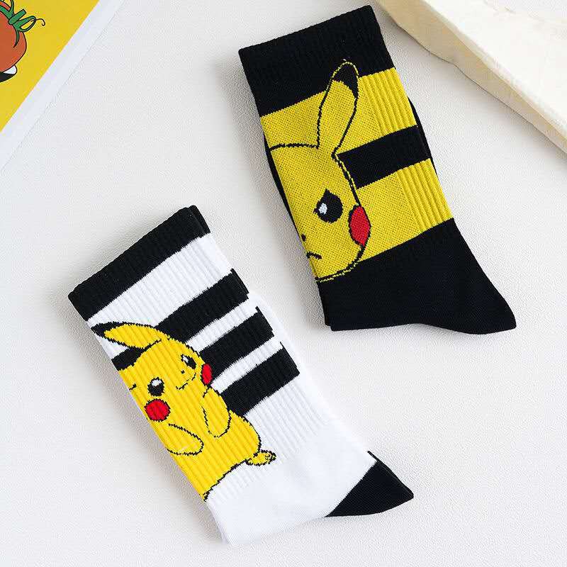 korean iconic socks cartoon Pikachu socks | Shopee Malaysia
