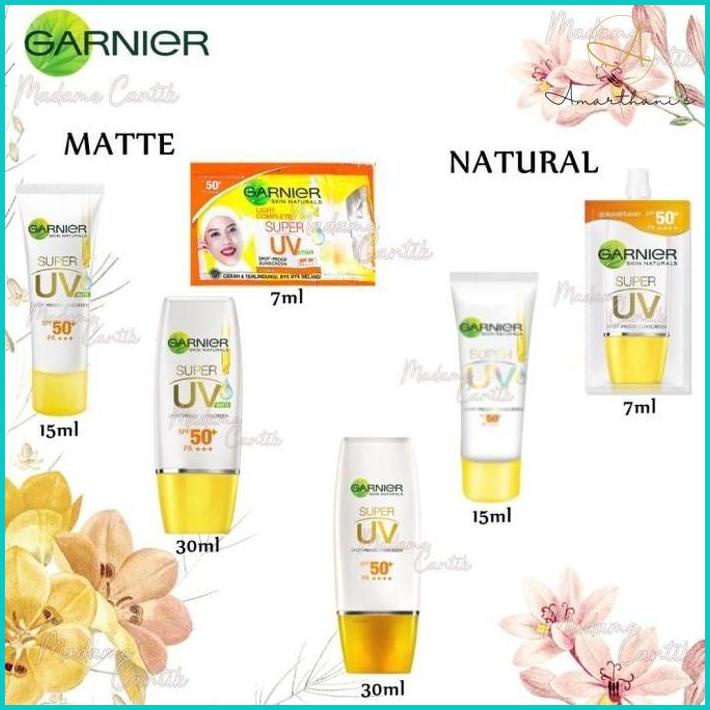 Garnier Light Super Uv Spot Proof Sunscreen Spf 50+ Skin Care Matte ...