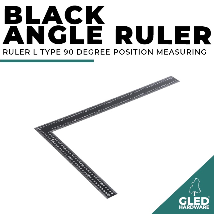 600MM X 400MM (24") BLACK ANGLE RULER | PEMBARIS SUDUT | Shopee Malaysia
