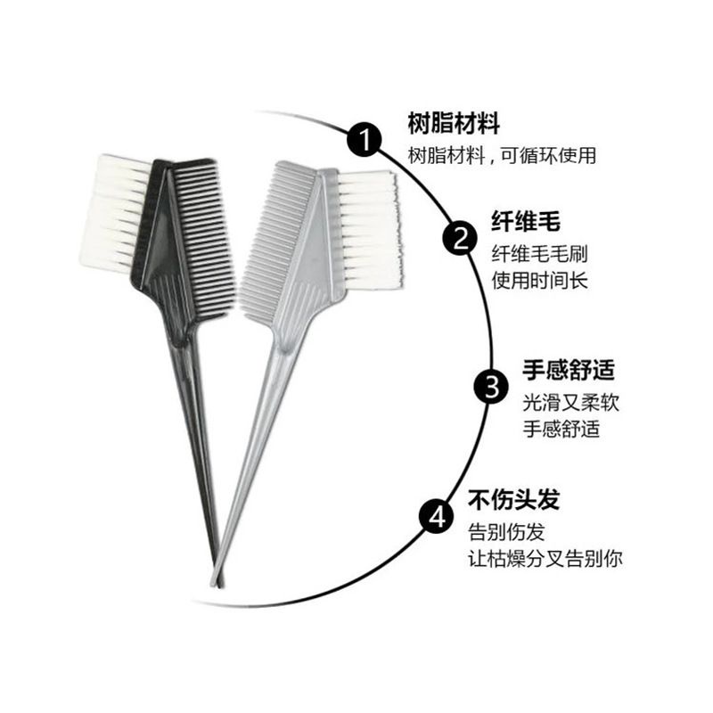 Ready Stock Salon Barber Hair Dye color comb 染发梳子Sikat Pewarna Rambut ...