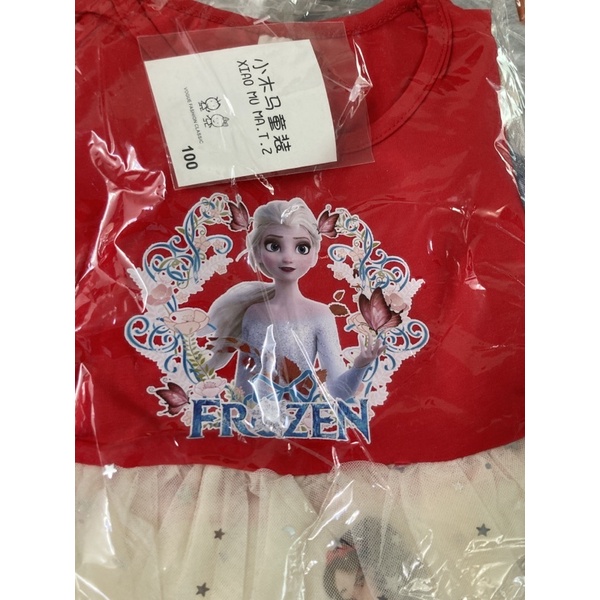Baby Girl Dress Princess Frozen Gown Anna & Elsa Red Blue Pink | Shopee ...