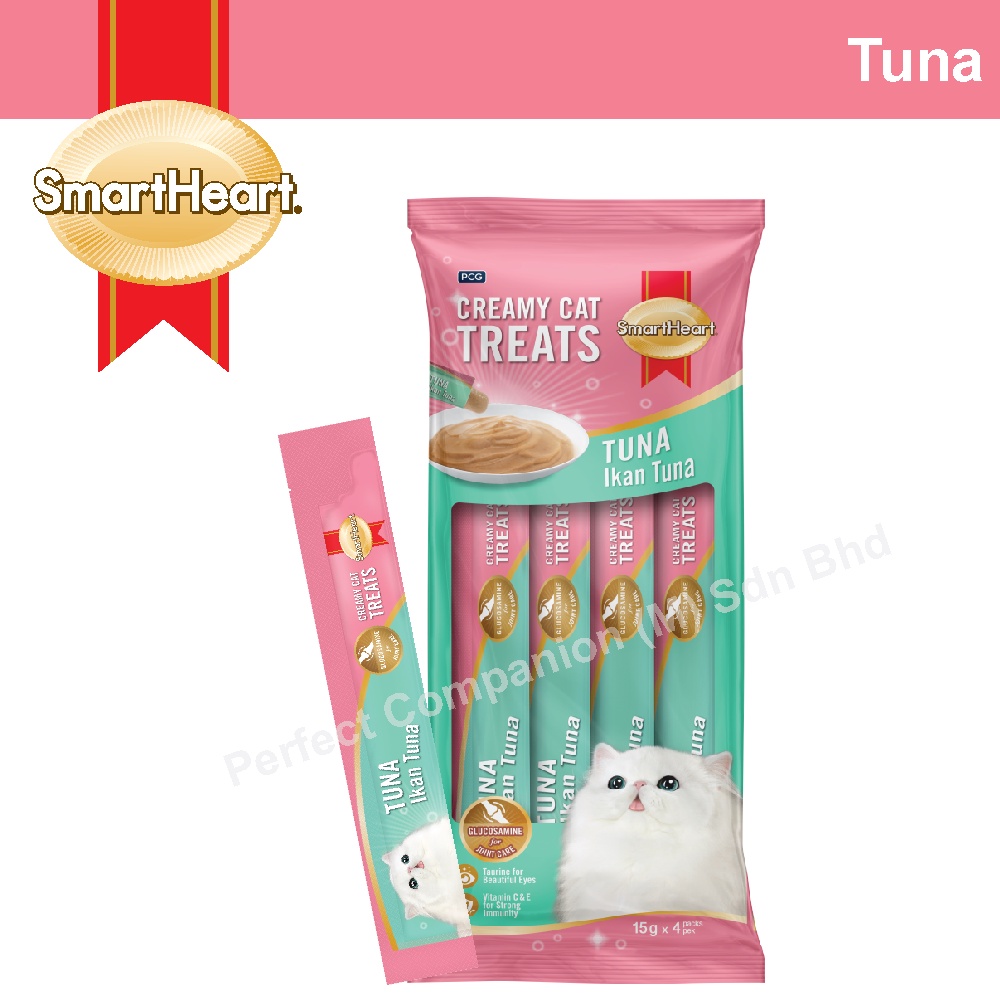 SmartHeart Cat Lick (Creamy Treat) - Tuna (15g x 4) | Shopee Malaysia