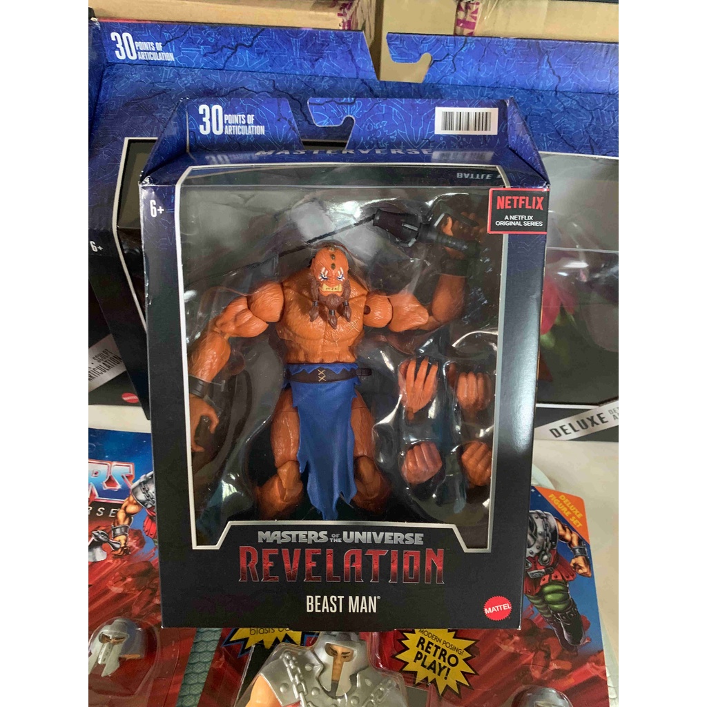 (H2) Mattel Masters Of the Universe Revelation MOTU He-MAN Beast Man ...