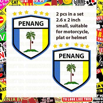 Star Penang Pulau Pinang - Car Sticker / Bumper Sticker | Shopee Malaysia