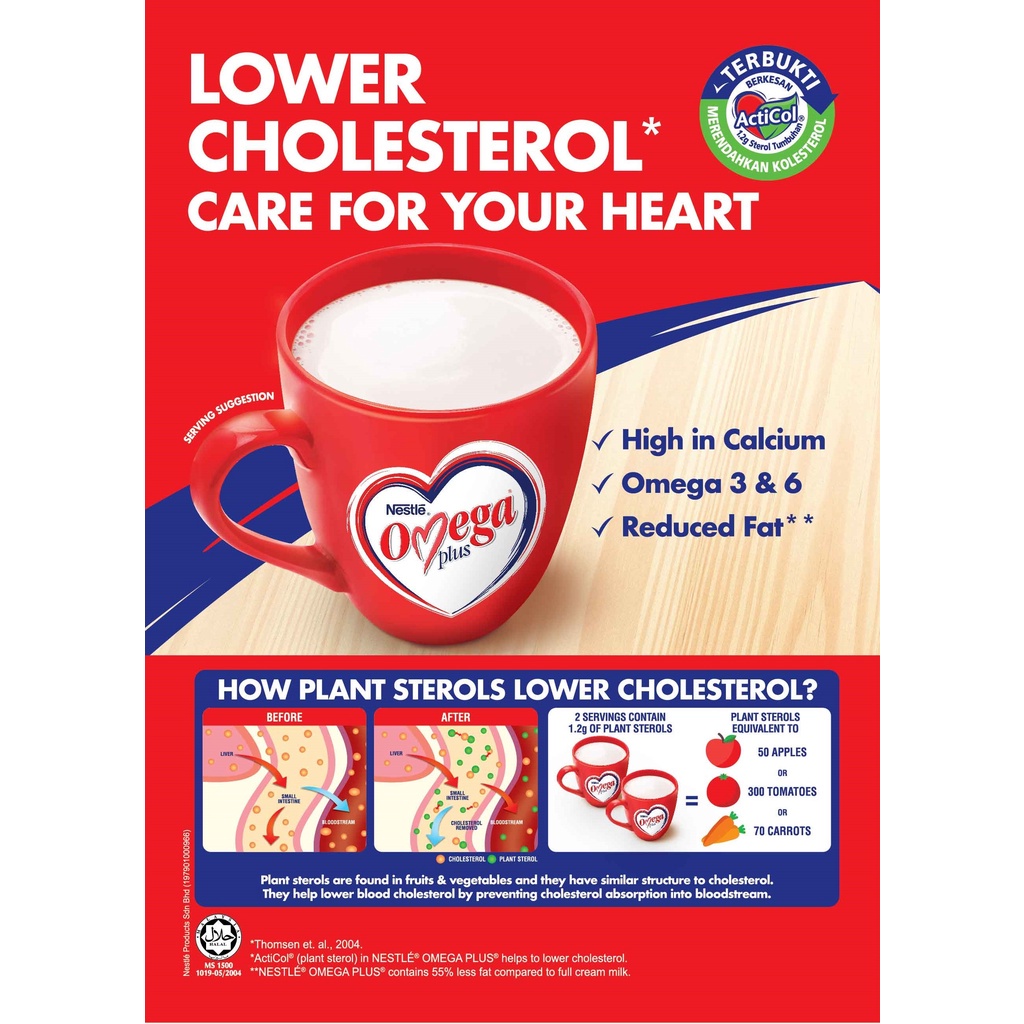 Nestle Omega Plus Milk Powder (600g) | Shopee Malaysia