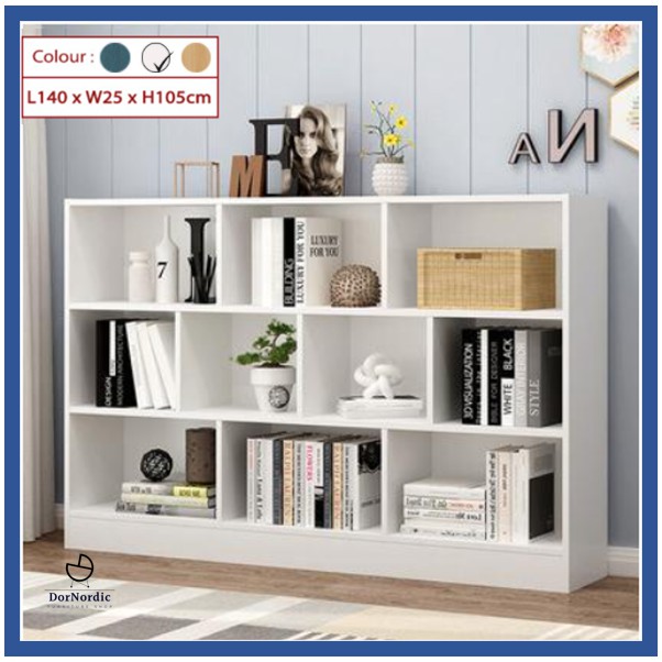 DorNordic Home Modern Multi-Functional Bookshelf Utility Shelf Storage ...