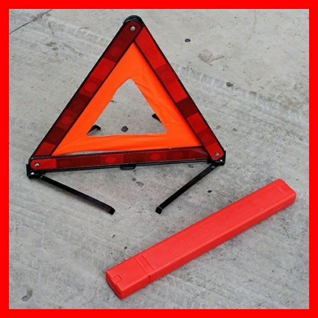 Car Reflective Foldable Road Emergency Red Triangle Roadside Car ...