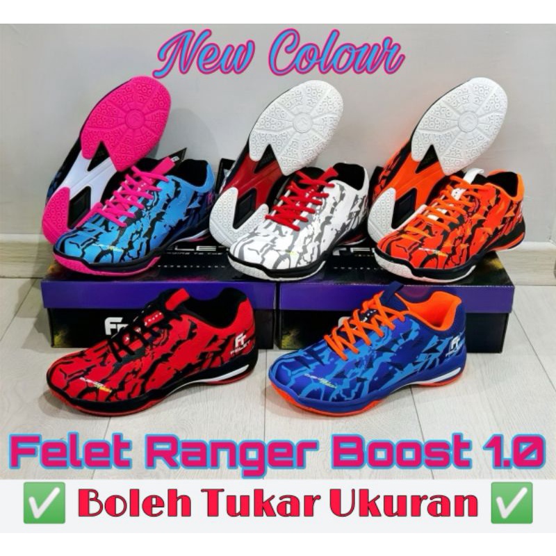 Felet Ranger Boost FT 1.0 New Color Original Badminton Shoes | Shopee ...