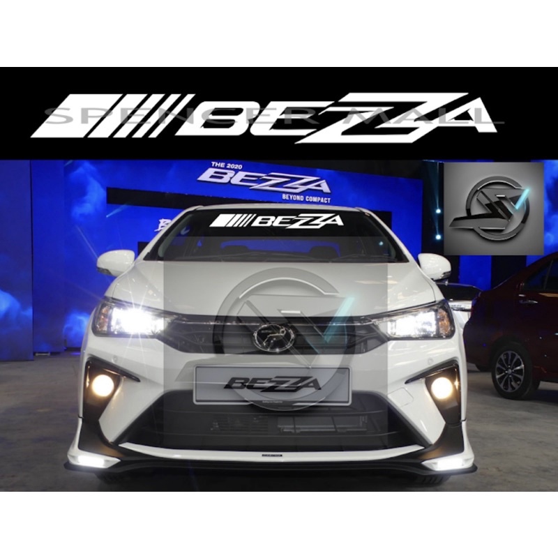 (Ready Stock)S132# PERODUA BEZZA Windscreen Stickers ( No Background ...