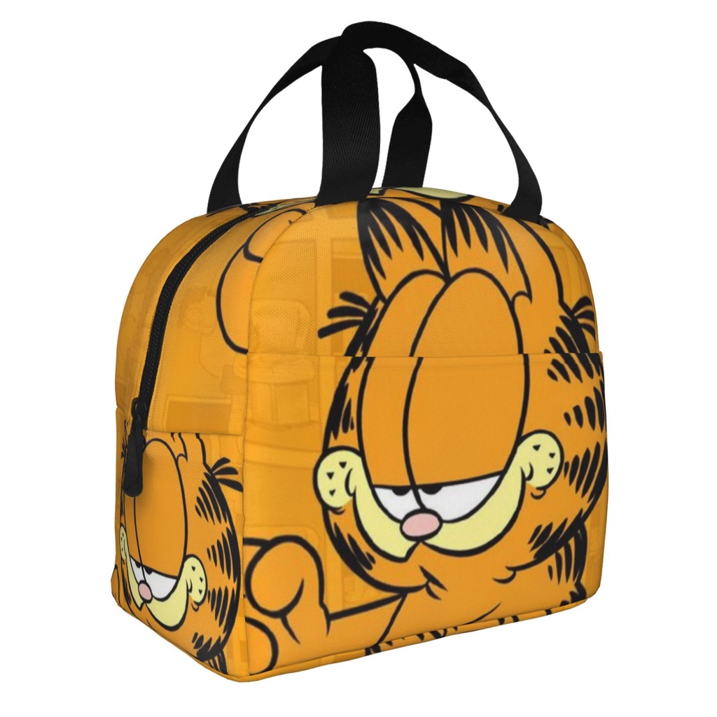 Garfield Lunch Bag Lunch Box Bag Insulated Fashion Tote Bag Lunch Bag ...