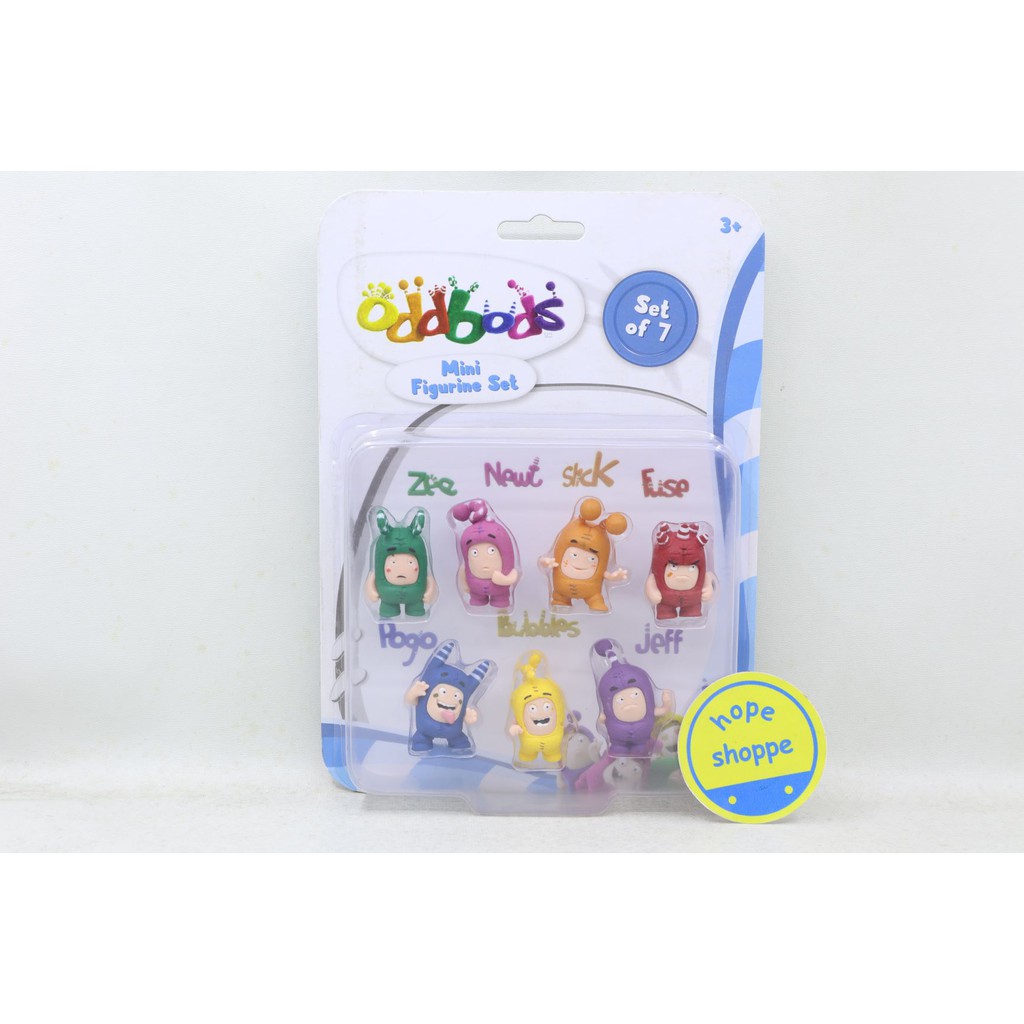 Oddbods Mini Figurine set Original One Animation Full set Complete 7 ...
