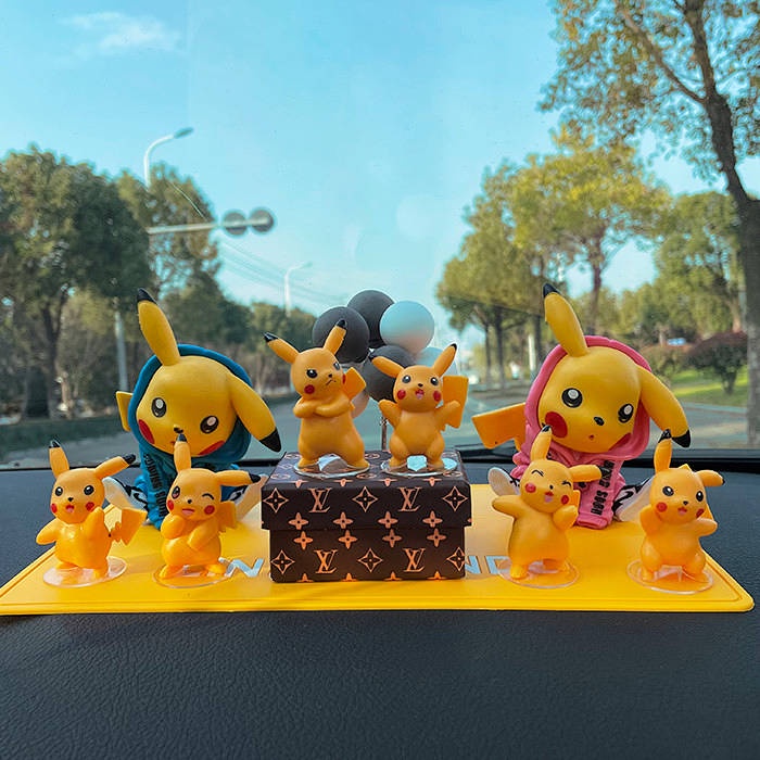 Pikachu Car Ornaments Cartoon Doll Personality Influencer Center ...