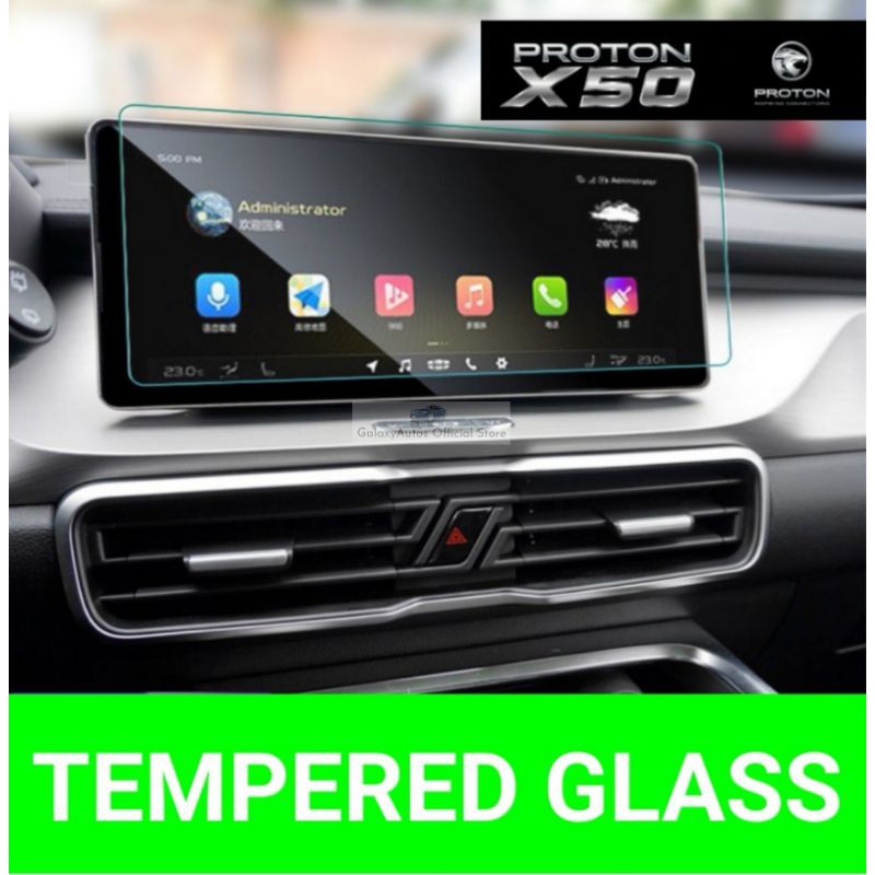 Proton X50 Head Unit Screen infotainment Tempered Glass Screen ...