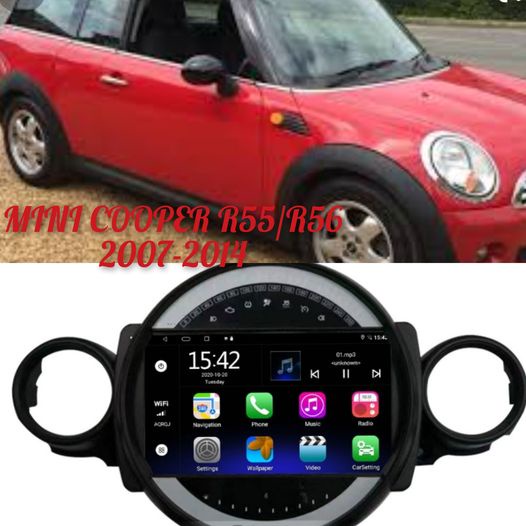 Android Player Casing 9" Mini Cooper R55 / R56 2007-2014 (with Mini ...