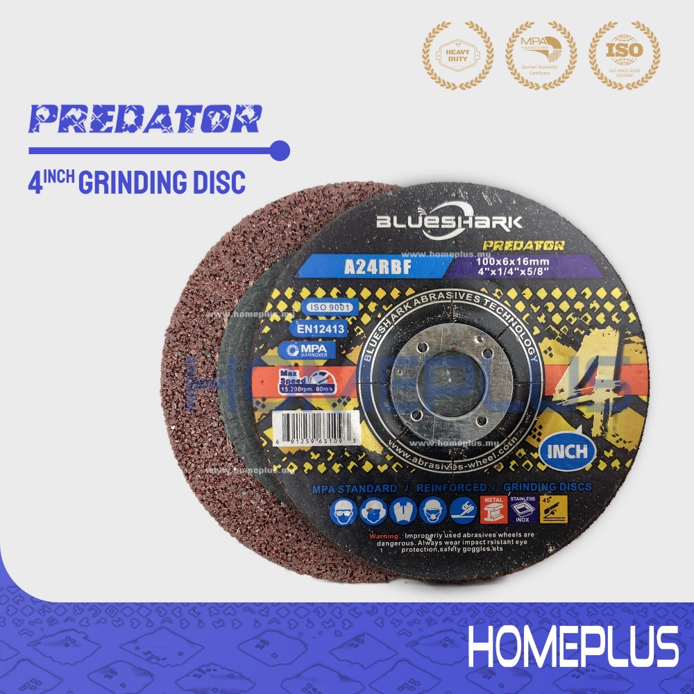 4 inch Steel Grinding Disc 100 x 6.0 x 16mm Angle Grinder Inox ...