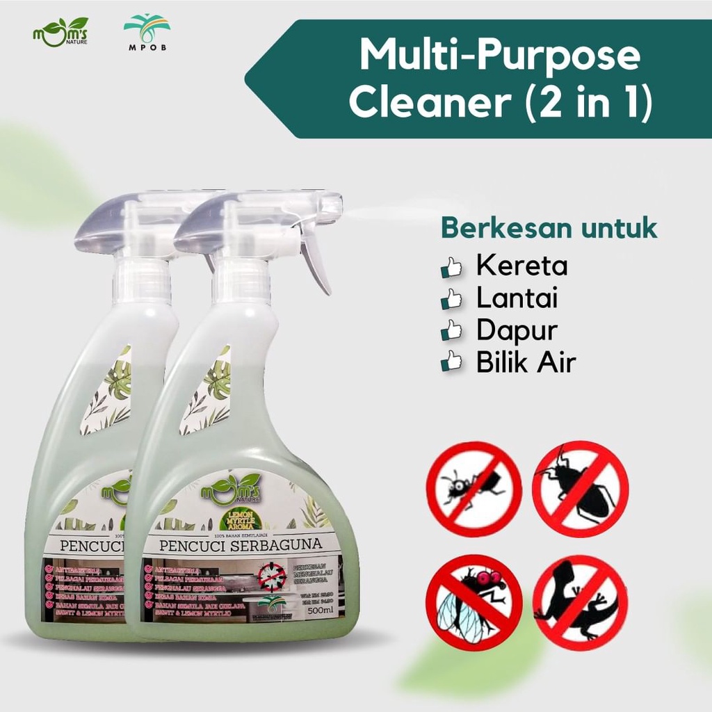 Natural 2 In 1 Multi Cleaner Insect Repellent Kitchen Oil Cleaner ...