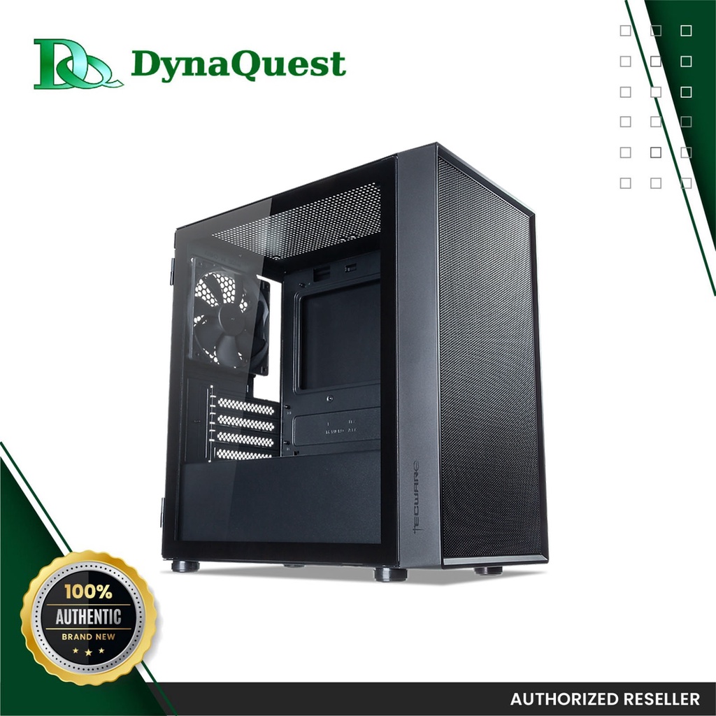 TECWARE NEXUS AIR M2 BLACK MESH TG Case (3x120mm Fan included) | Shopee ...