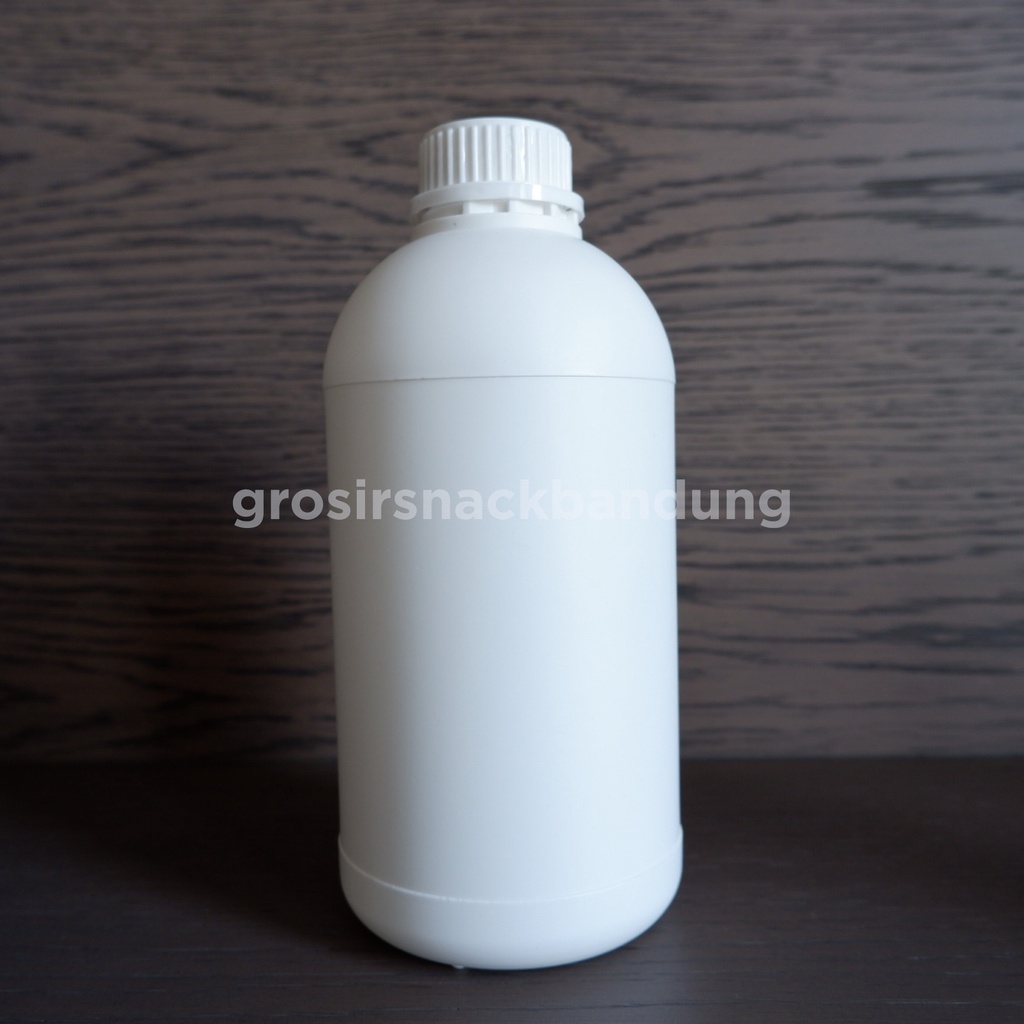 PUTIH Hdpe Plastic Bottle+1000ml Lid, White doff/1 Liter Hand Sanitizer ...