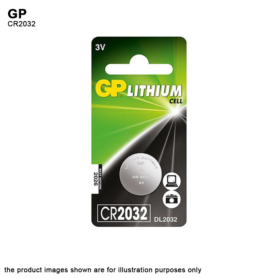 GP Battery Lithium Coin Cells CR 2032 (1 PC) | Shopee Malaysia