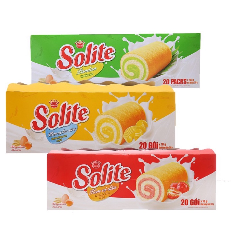 Banh Bong Lan Cuon Solite Kinh Do Pancakes Rolled With Cream 360g ...