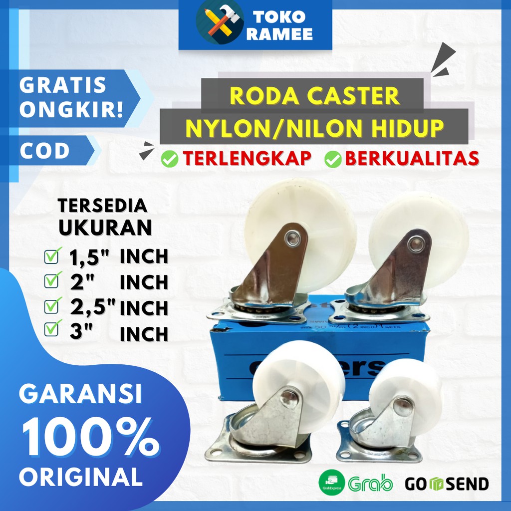 Trolley Wheel Caster Showcase Trolley Trolley Nylon Rubber Fridge Cart ...