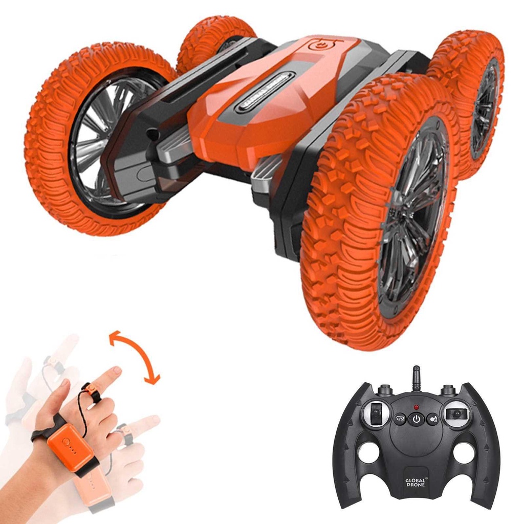 GD99 RC Stunt Car for Kids Boys 2.4G 360° Rotation Double-sided Driving ...