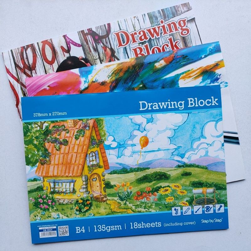Drawing Block B4 135GSM 18 Sheets | Shopee Malaysia