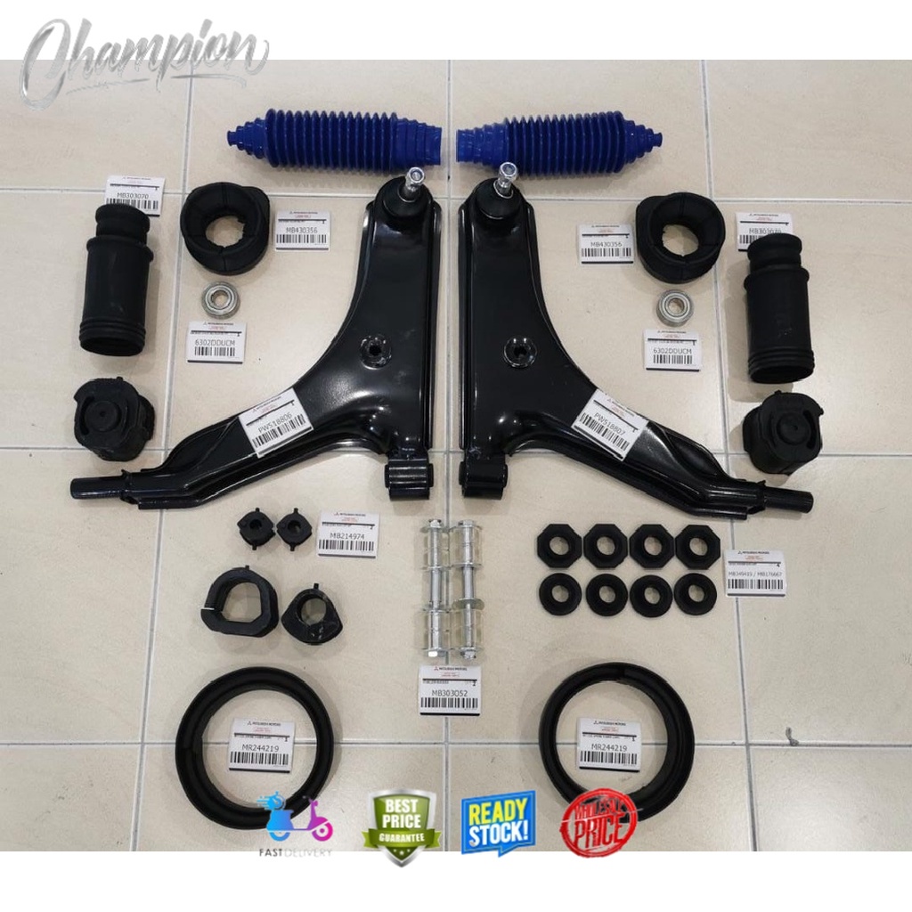28 ITEM (FULL SET) PROTON SAGA ISWARA FRONT LOWER ARM ABSORBER MOUNTING ...