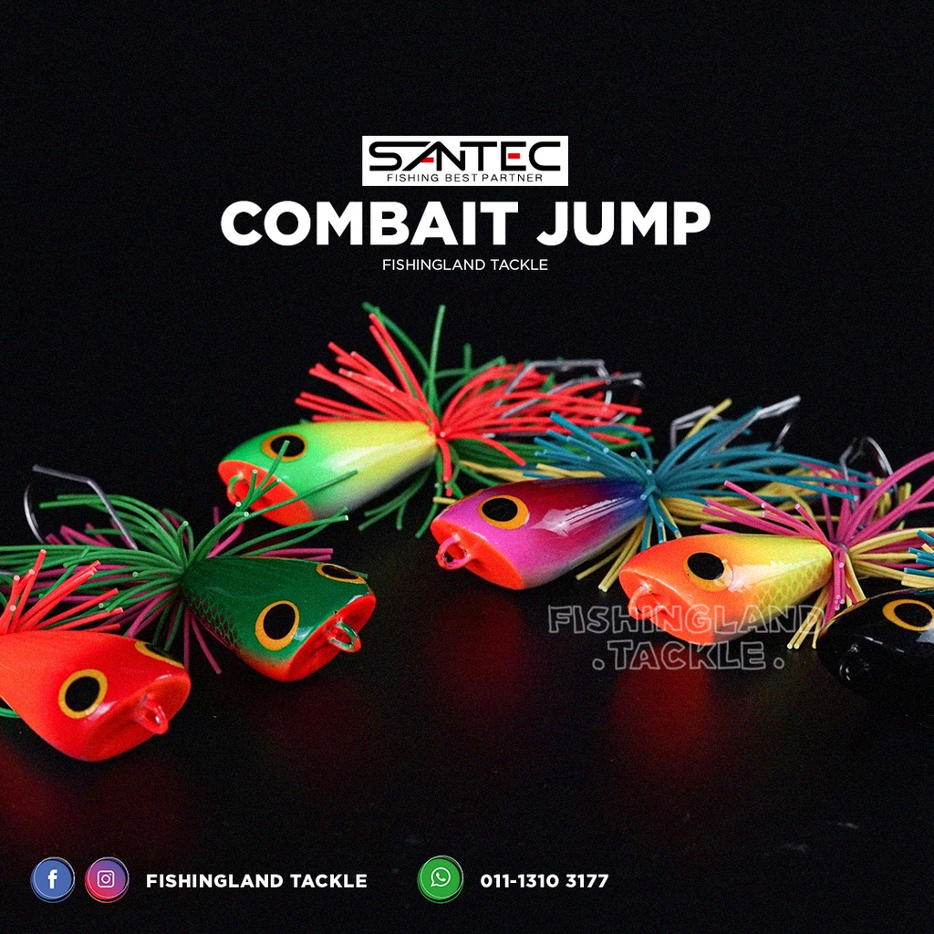 Santec Combait Mini Jump Frog | 3.5cm / 5g | Thailand Wood Jump Frog ...