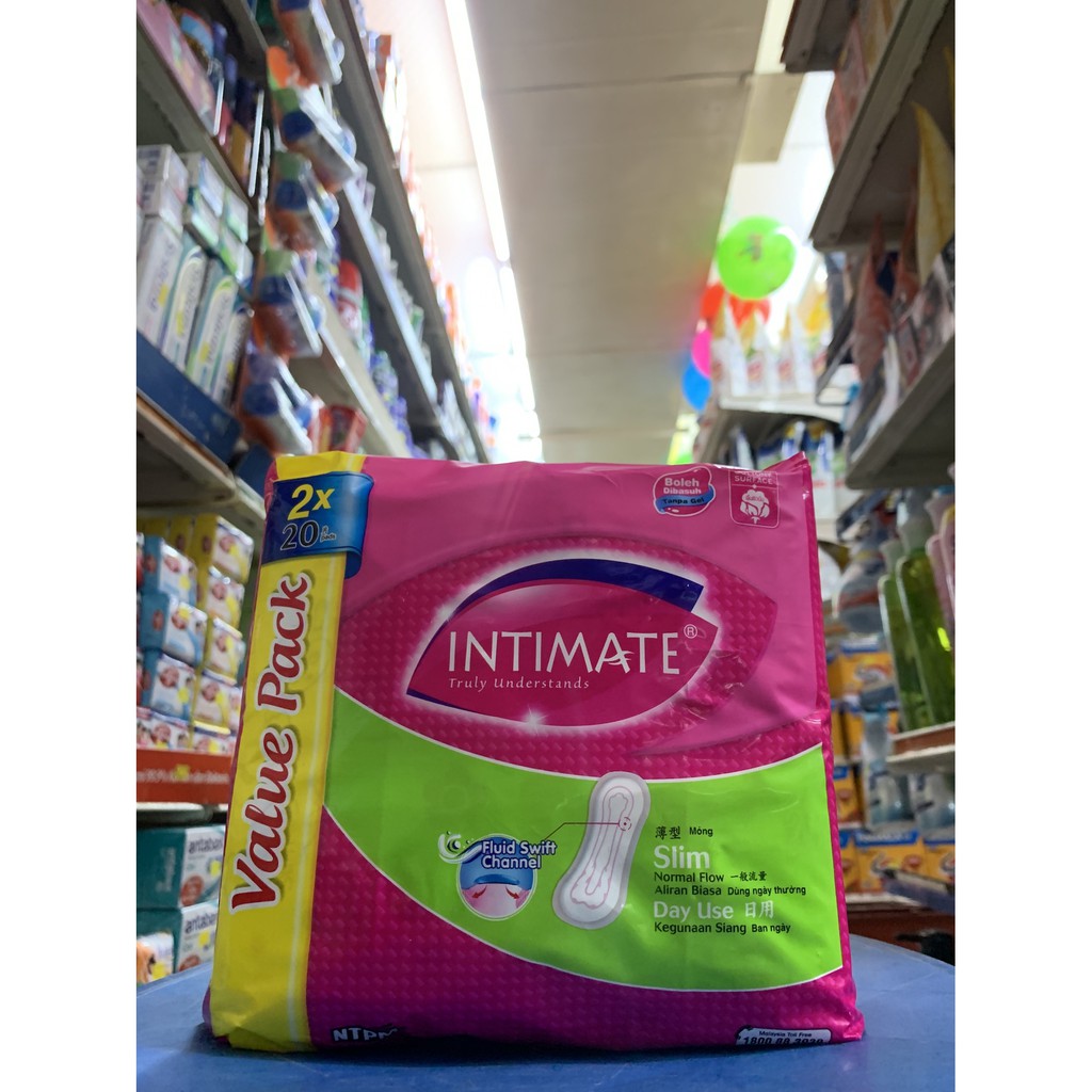 Intimate Slim Value Pack 230mm (Wing Day Use 2 x 16 pads/ Non Wing Day ...