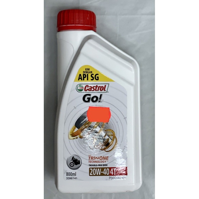 CASTROL GO 4T 20W-40 / CASTROL POWER 1 4T 10A-40 (100% Original Castrol ...
