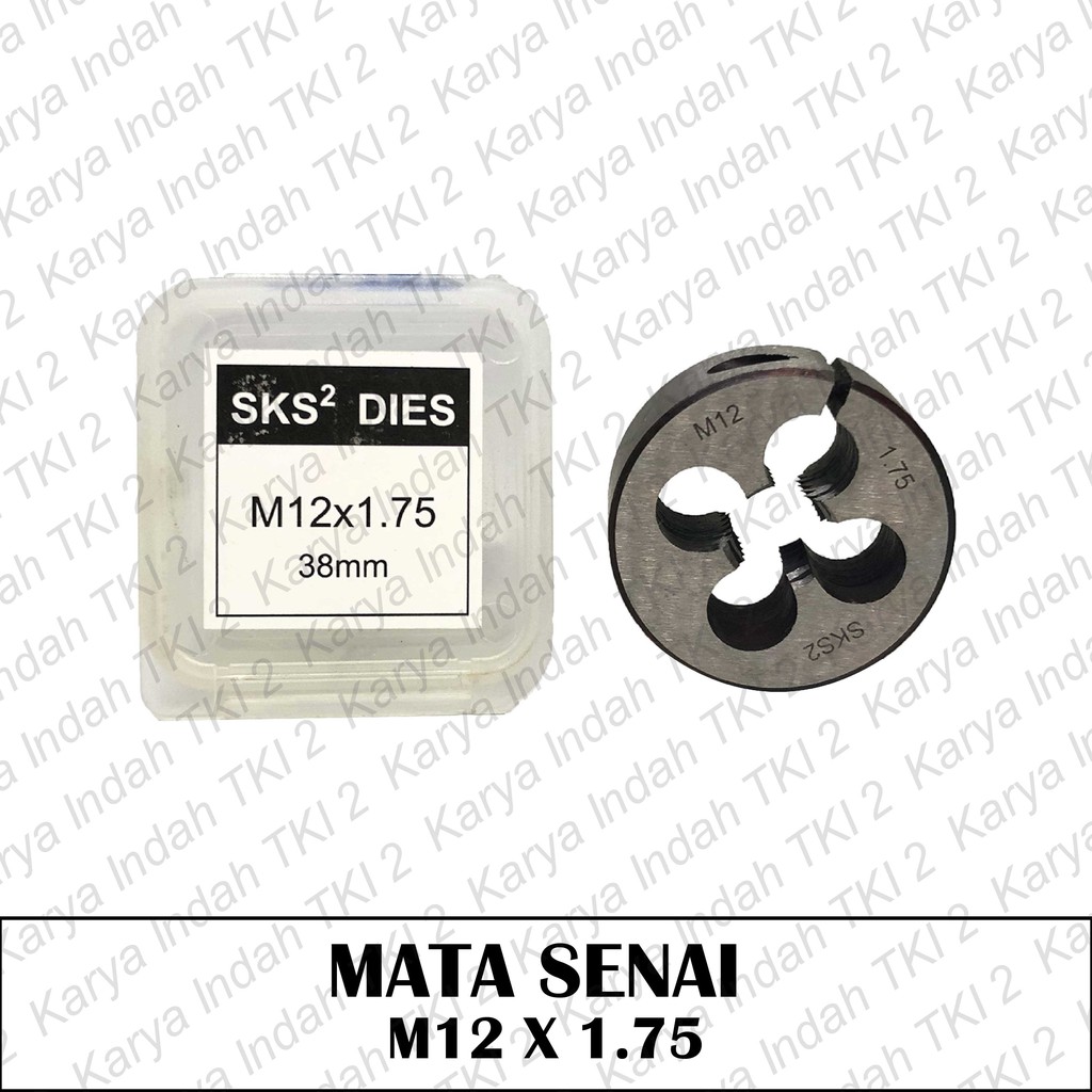 MATA M12 x 1.75 External Thread Snei Eye Bolt Snai Dies Head M12x1.75 ...
